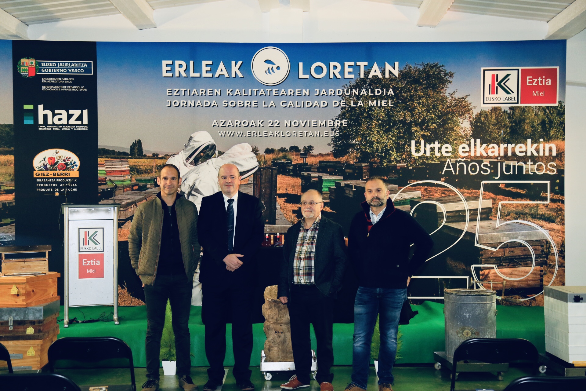 La miel vasca con calidad Eusko Label celebra sus primeros 25 años de ...